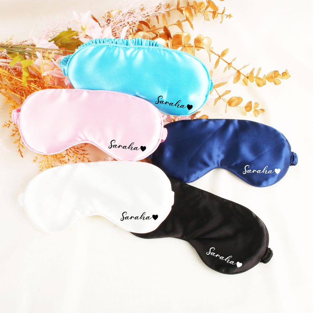 Personalized Eyemask, Custom Sleepmask, Eye Mask, Satin Eye Mask ...