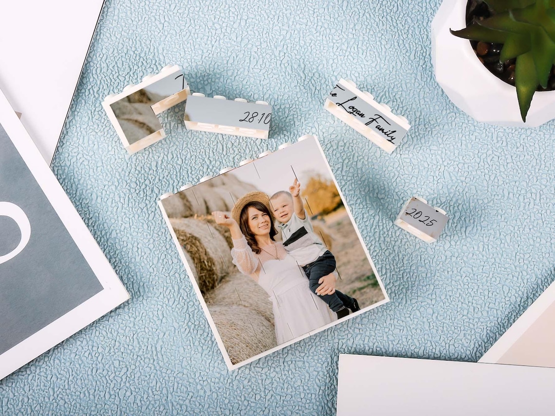 Personalized Photo Bricks Puzzle: Custom Gift for Couples,boyfriend ...