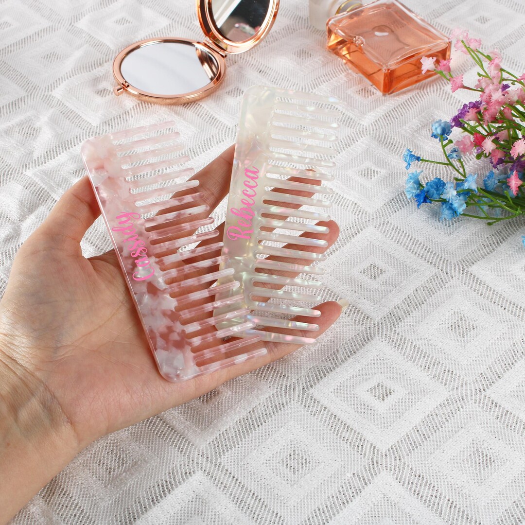 Custom Tortoise Hair Comb, Personalized Hair Comb,potable Hair Comb ...