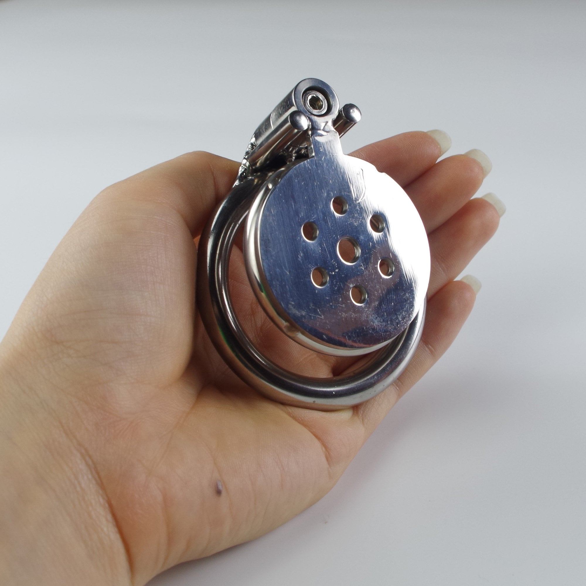 Male Trumpet Tube Chastity Device Screw Lock Ring Short Cage - Etsy UK