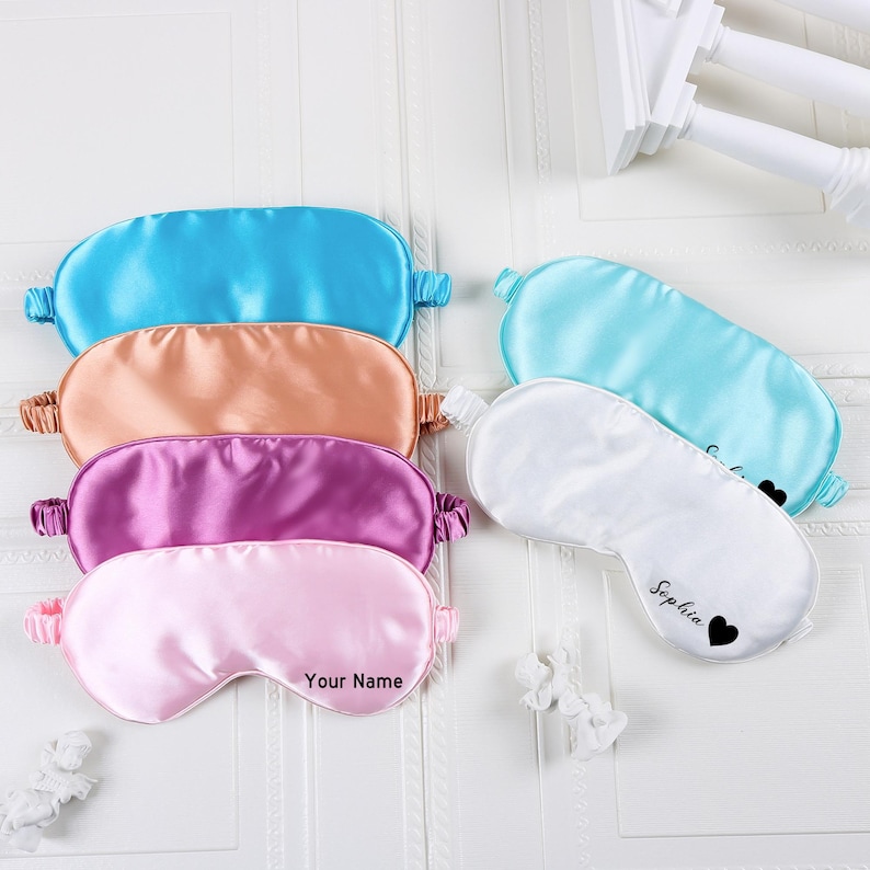 Personalized Eyemask, Custom Sleepmask, Eye Mask, Satin Eye Mask ...