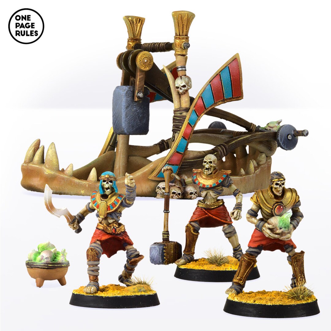 Skull Catapult - Mummified Undead (1+3 Models) - Etsy