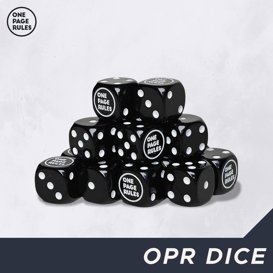 One Page Rules Dice Set - Etsy