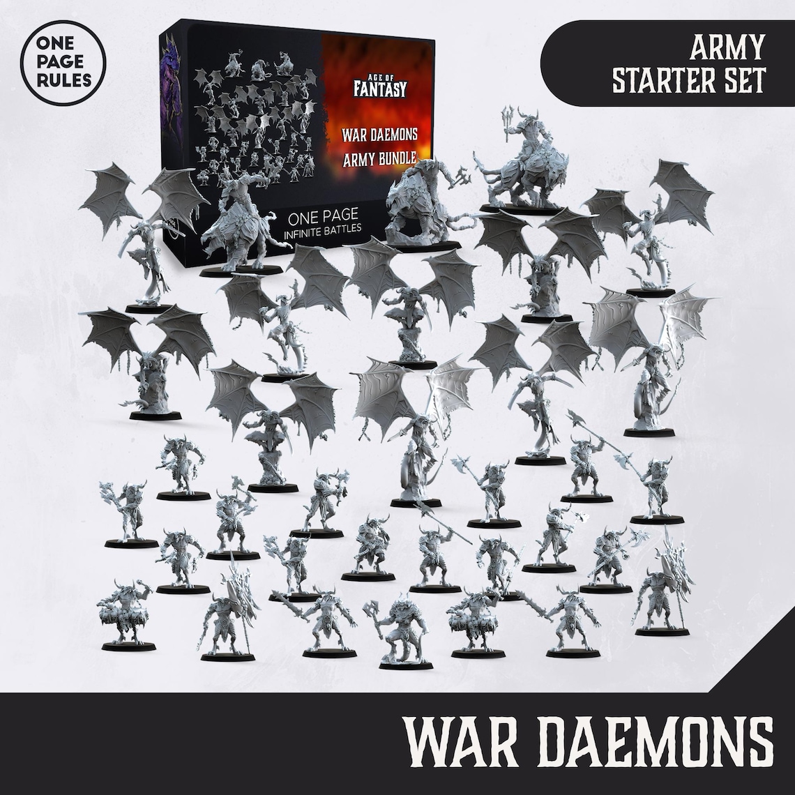 War Daemons Army Starter (34 Models) - Etsy