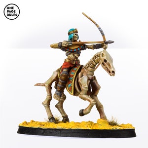Skeleton Horsemen (bow) - Mummified Undead (3 Models) - Etsy