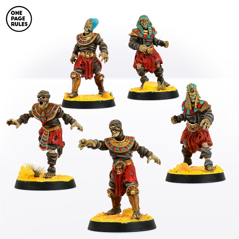 Mummies - Mummified Undead (5 Models) - Etsy