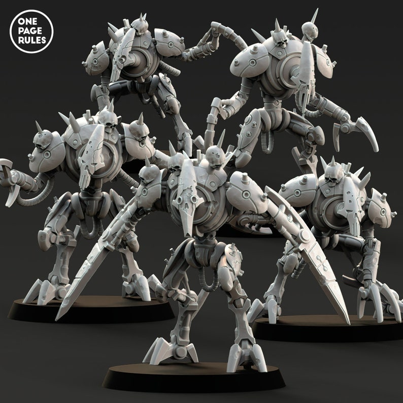 Flesh-eaters - Robot Legions (5 Models) - Etsy