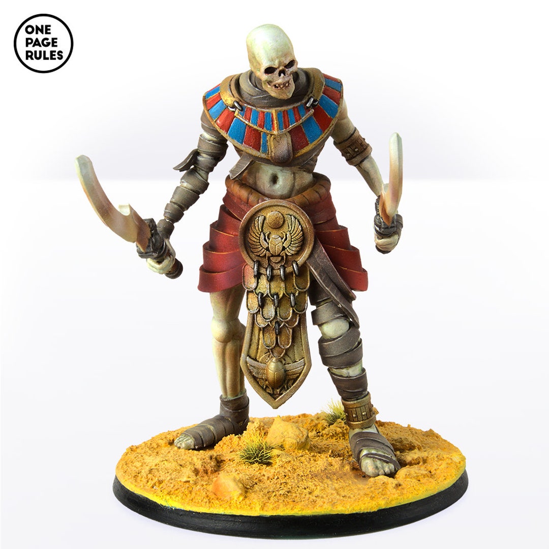 Skeleton Giant (dual Hand Weapons) - Mummified Undead (1 Model) - Etsy