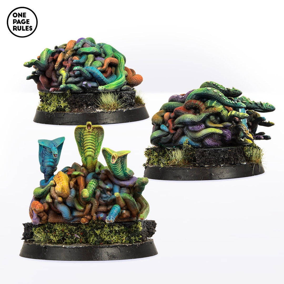 Snake Swarms - Saurians (3 Models) - Etsy