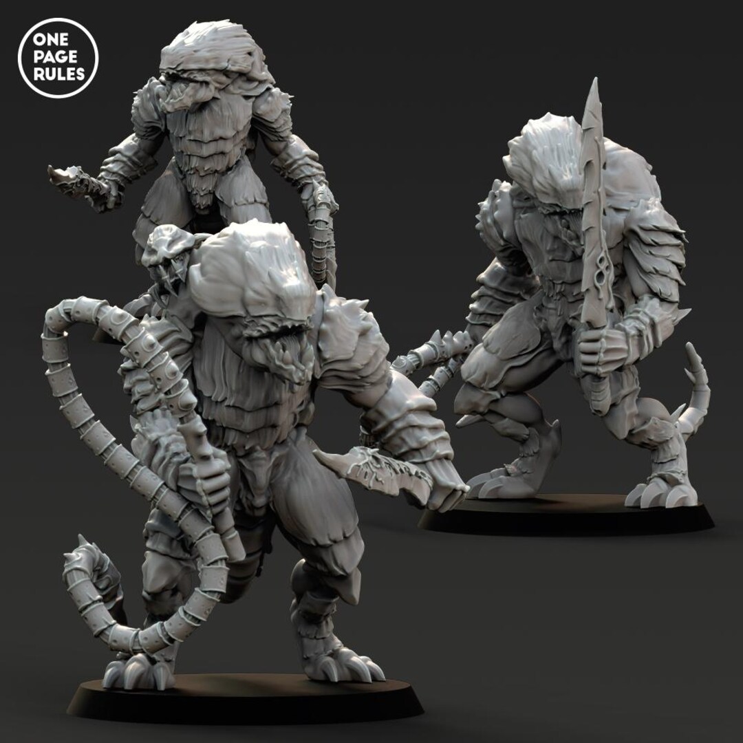 Hive Guardians (razor Whip) - Alien Hives (3 Models) - Etsy