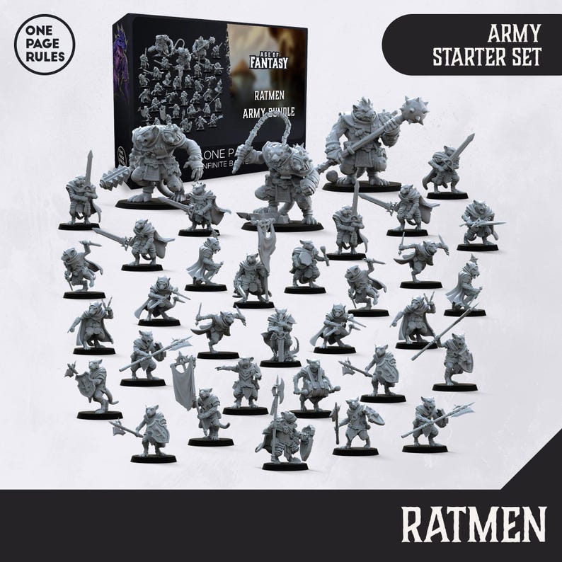 Ratmen Army Starter (34 Models) - Etsy