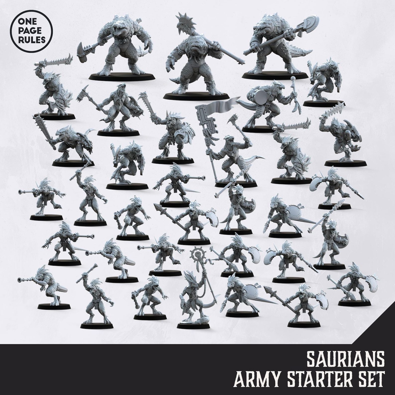 Saurians Army Starter (34 Models) - Etsy