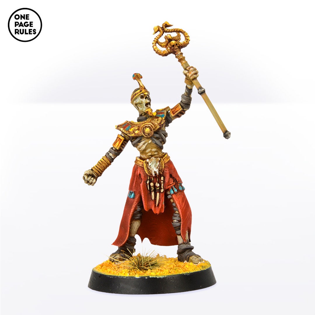 Skeleton Champion (priest) - Mummified Undead (1 Model) - Etsy