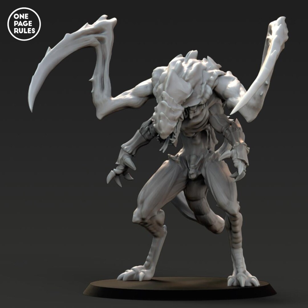 Shadow Hunter (razor Claws) - Alien Hives (1 Model) - Etsy