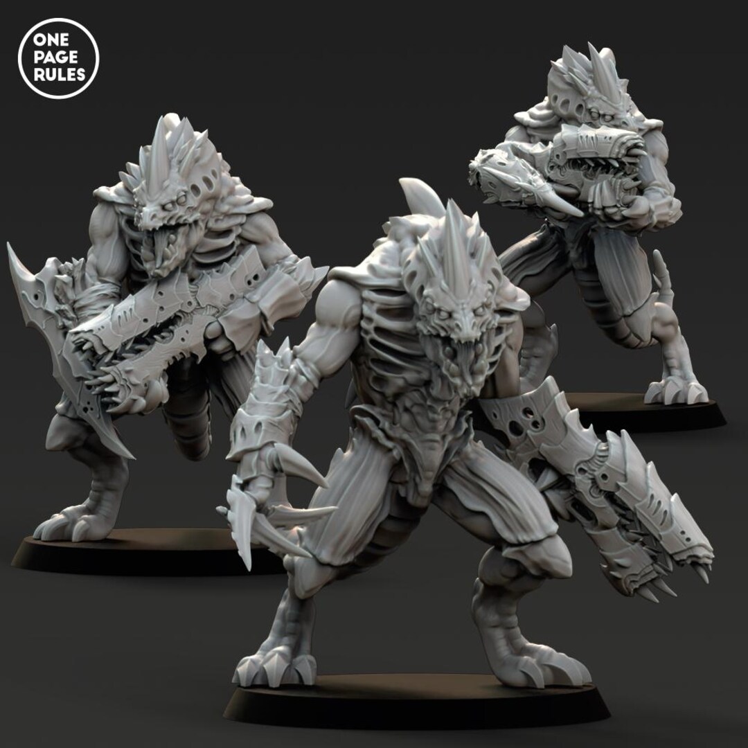 Hive Warriors (ravager Gun) [assault] - Alien Hives (3 Models) - Etsy