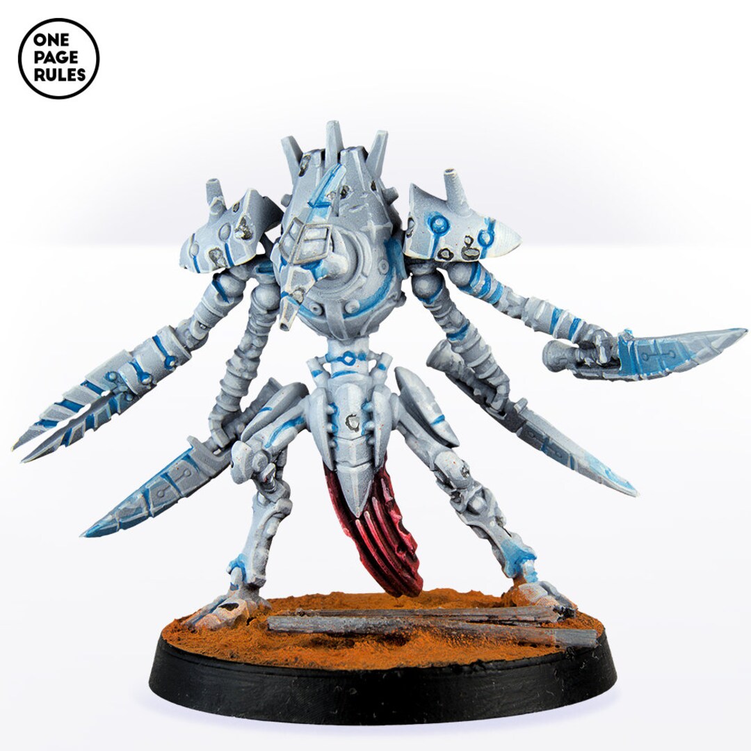 Annihilator Lord (overseer, Dual Swords) - Robot Legions (1 Model) - Etsy