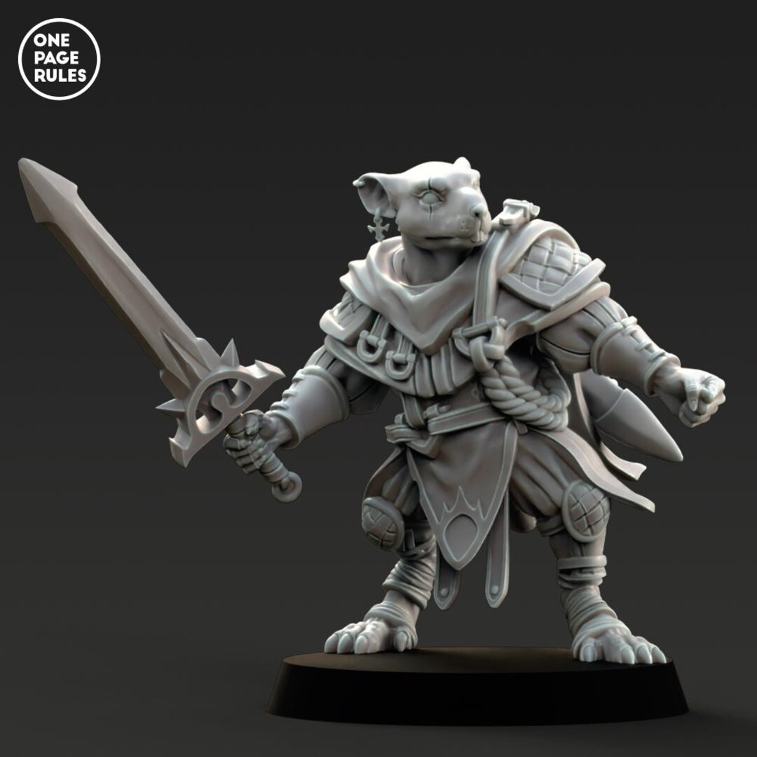 Rat Master [giant Rats] - Ratmen (1 Model) - Etsy