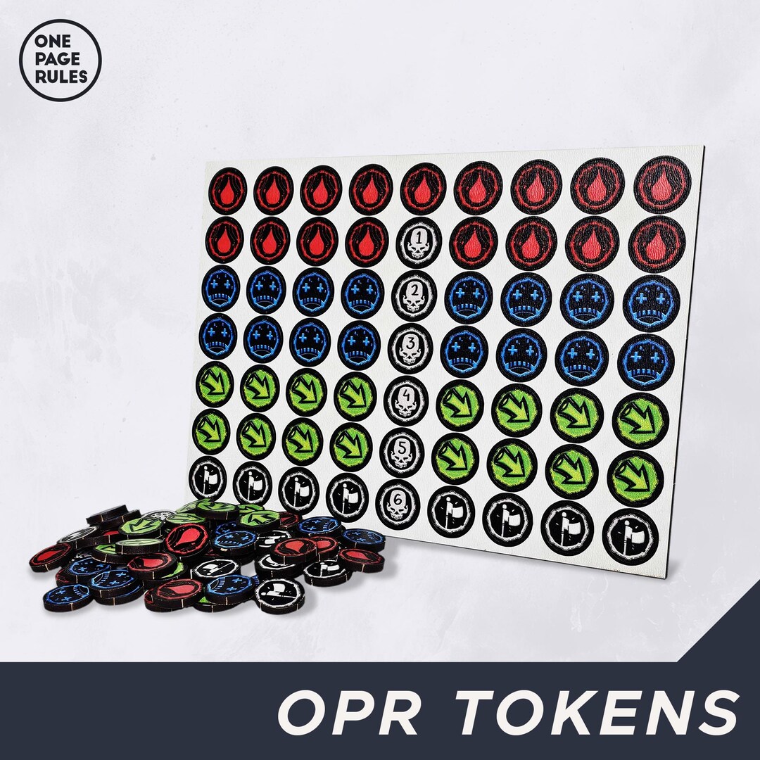 One Page Rules Token Set - Etsy