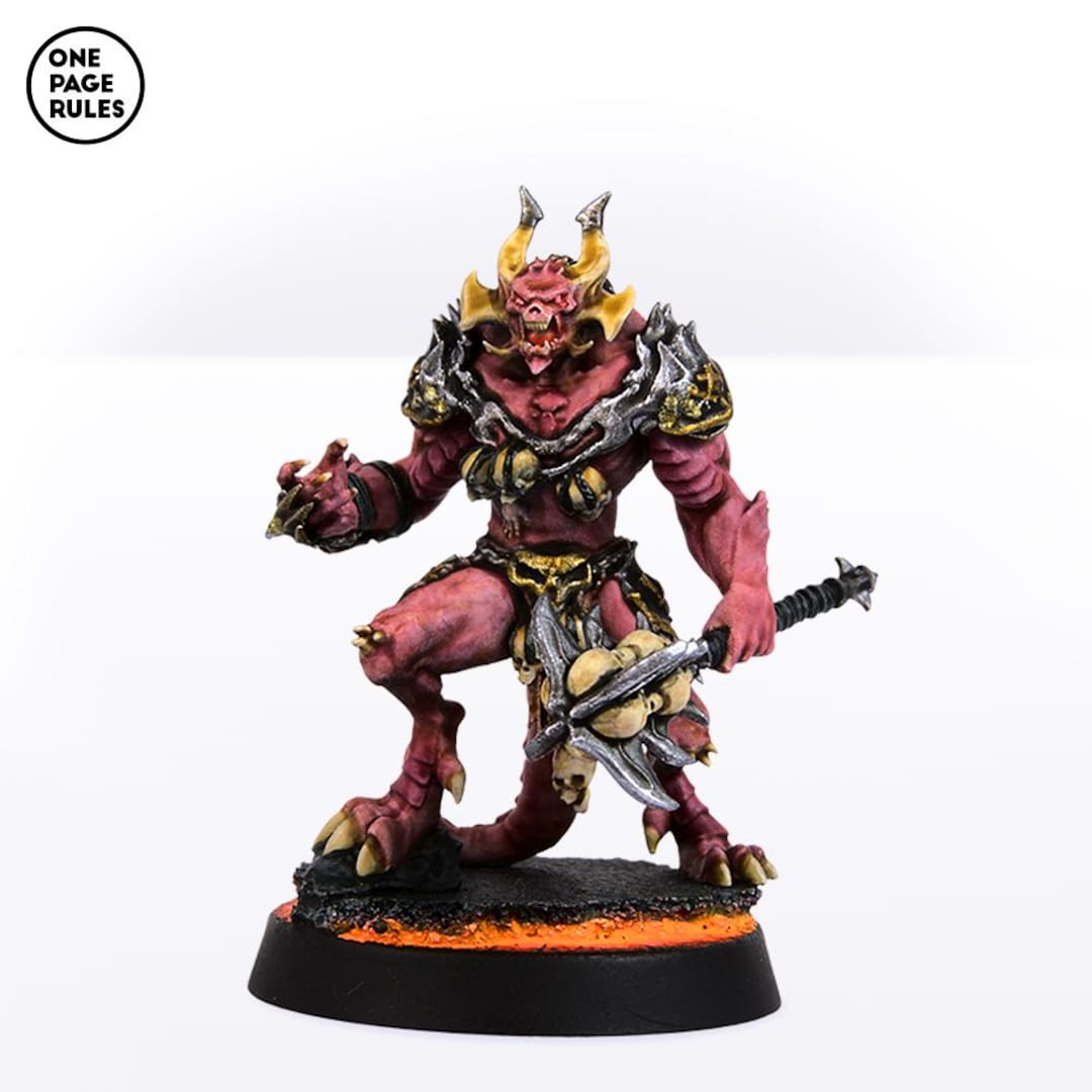 Champion of War (hammer, Gauntlet) - War Daemons (1 Model) - Etsy