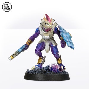 Gecko Cohorts shield Saurian Starhost 5 Models - Etsy