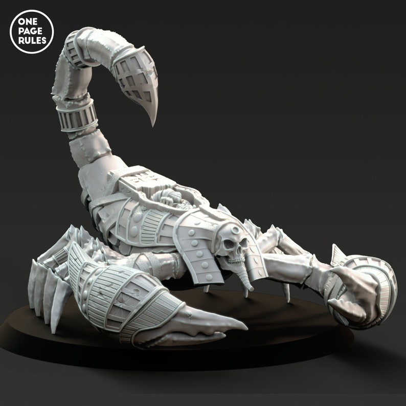 Great Scorpion - Mummified Undead (1 Model) - Etsy