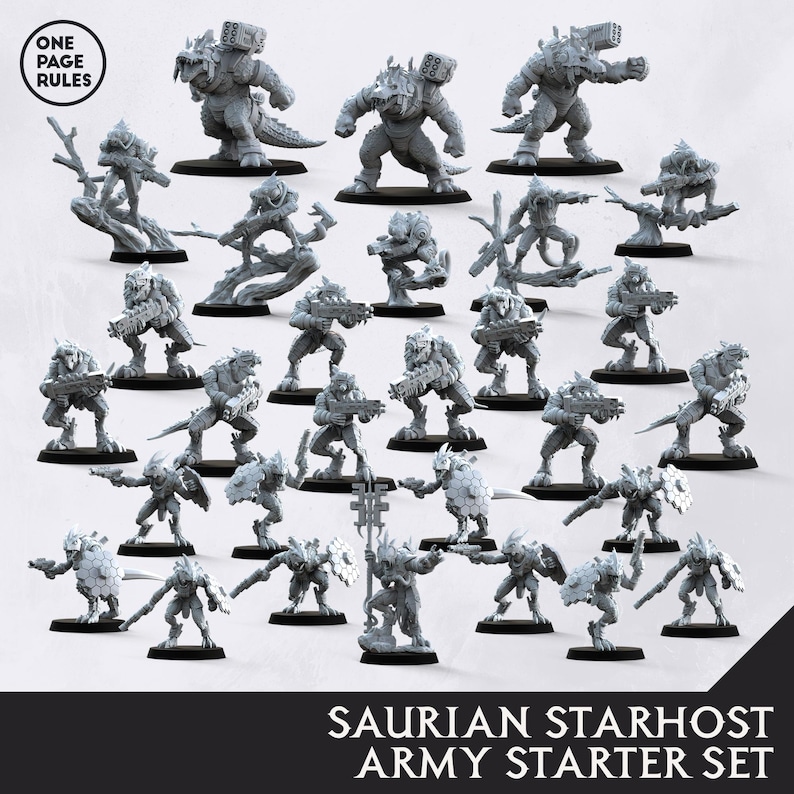 Saurian Starhost Army Starter (29 Models) - Etsy