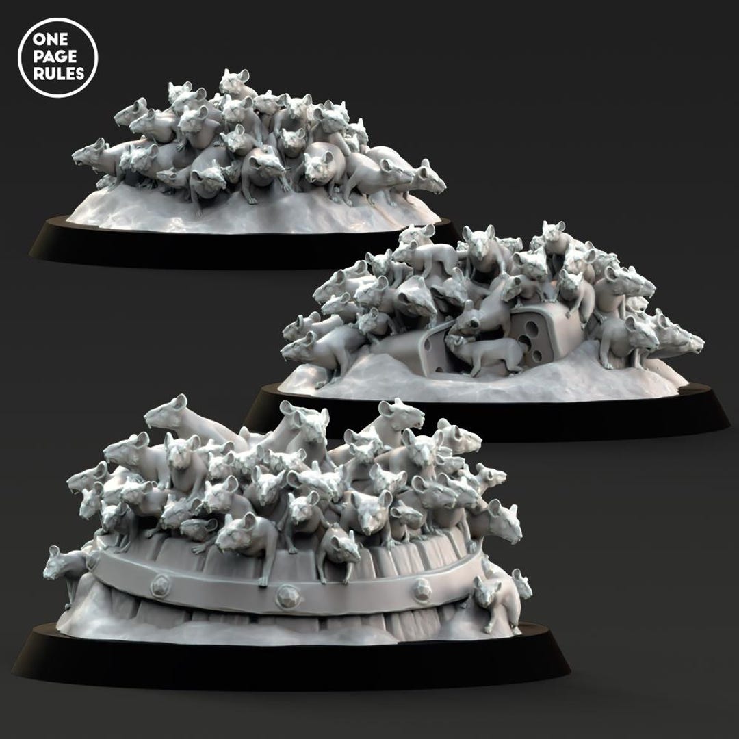 Rat Swarms - Ratmen (3 Models) - Etsy
