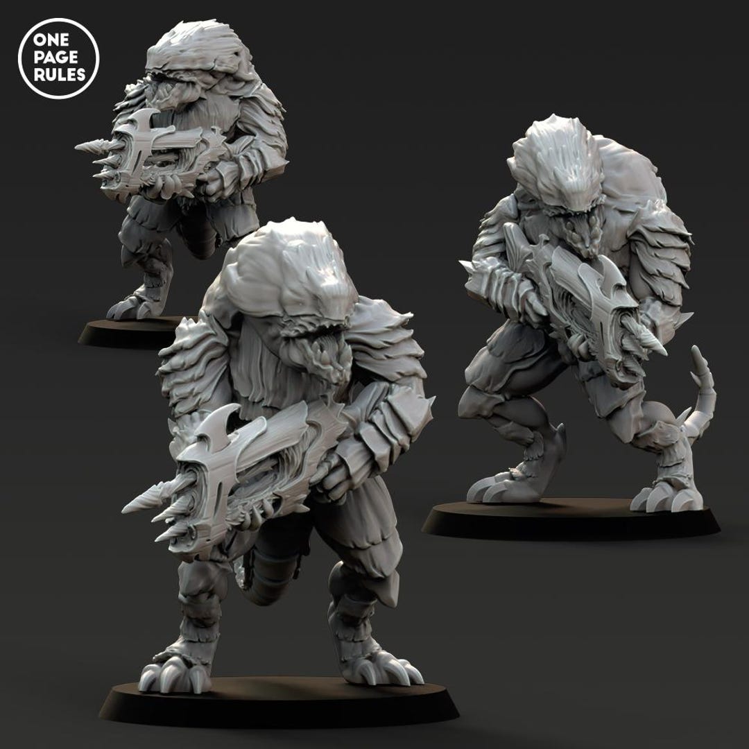 Hive Guardians (skewer Cannon) - Alien Hives (3 Models) - Etsy