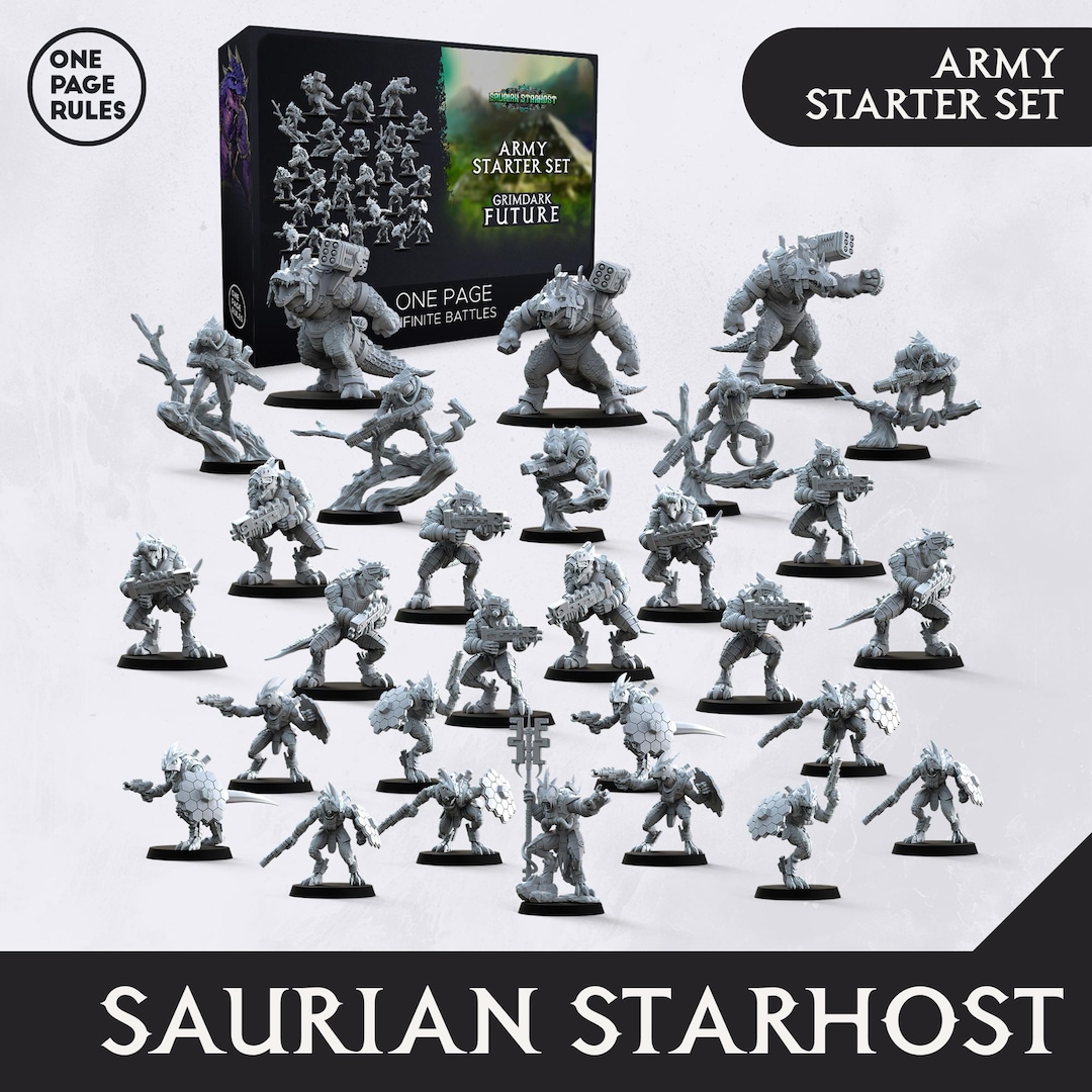 Saurian Starhost Army Starter (29 Models) - Etsy