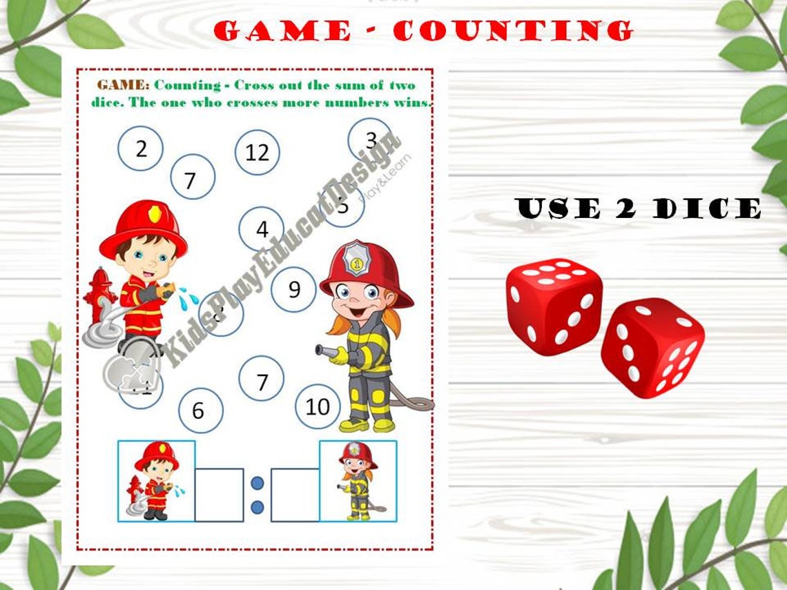Customized Firefighter Busy Book, Montessori Toddler, Printable ...