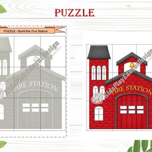 Customized Firefighter Busy Book, Montessori Toddler, Printable ...