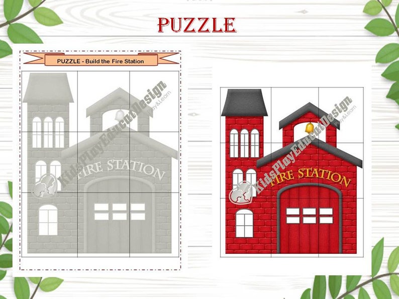 Customized Firefighter Busy Book, Montessori Toddler, Printable ...