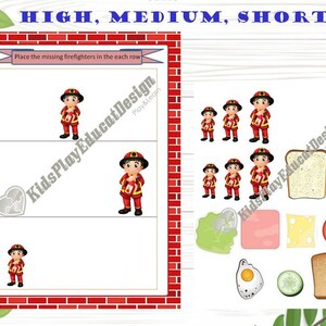 Customized Firefighter Busy Book, Montessori Toddler, Printable ...