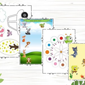 FINE MOTOR SKILLS, Tracing Practice,pre-writing Worksheets, Line ...