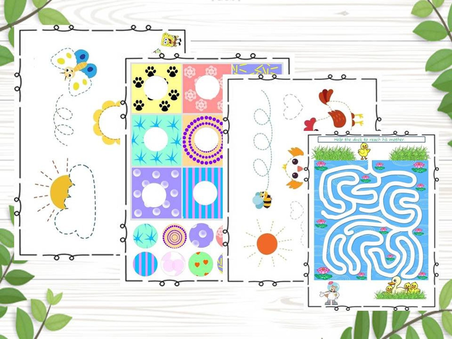 FINE MOTOR SKILLS, Tracing Practice,pre-writing Worksheets, Line ...