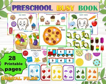 Pizza Busy Book - Etsy