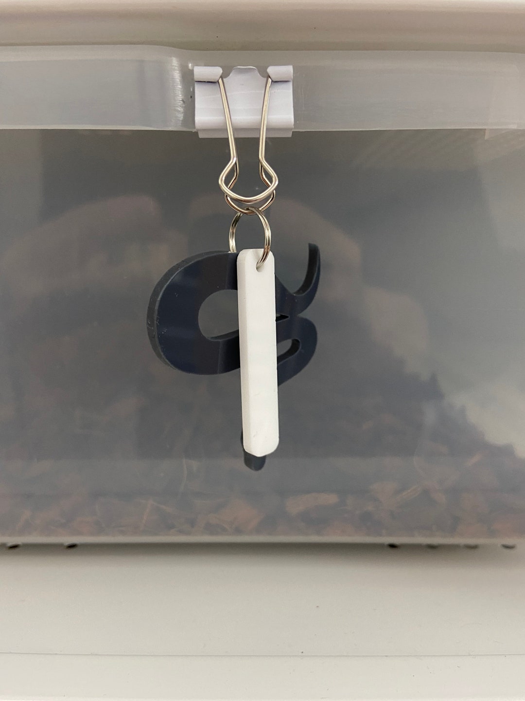 10 White ID Strip Tags - Etsy