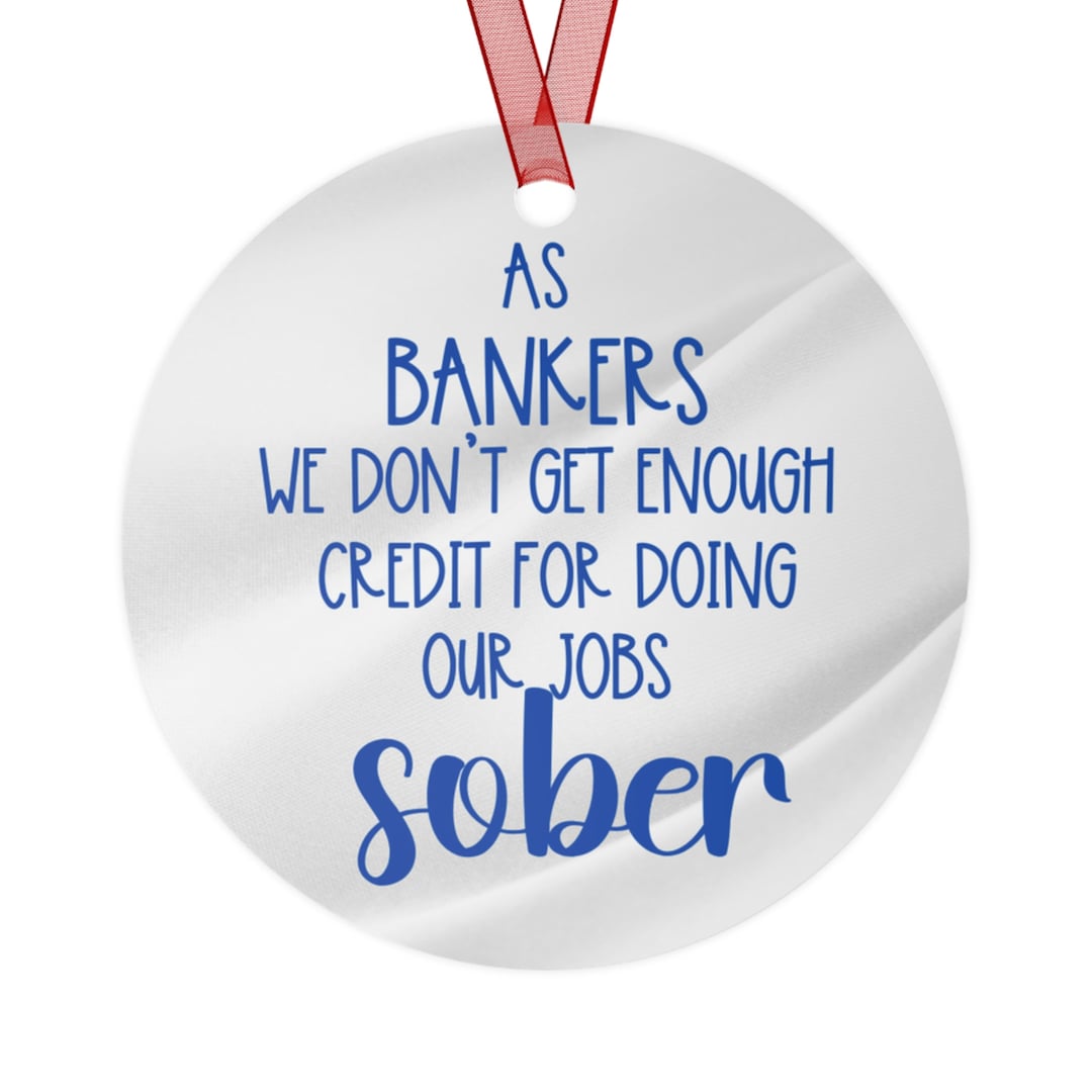 Funny Banker Ornament, Gift for Banker, Investment Banker, Bank Manager ...