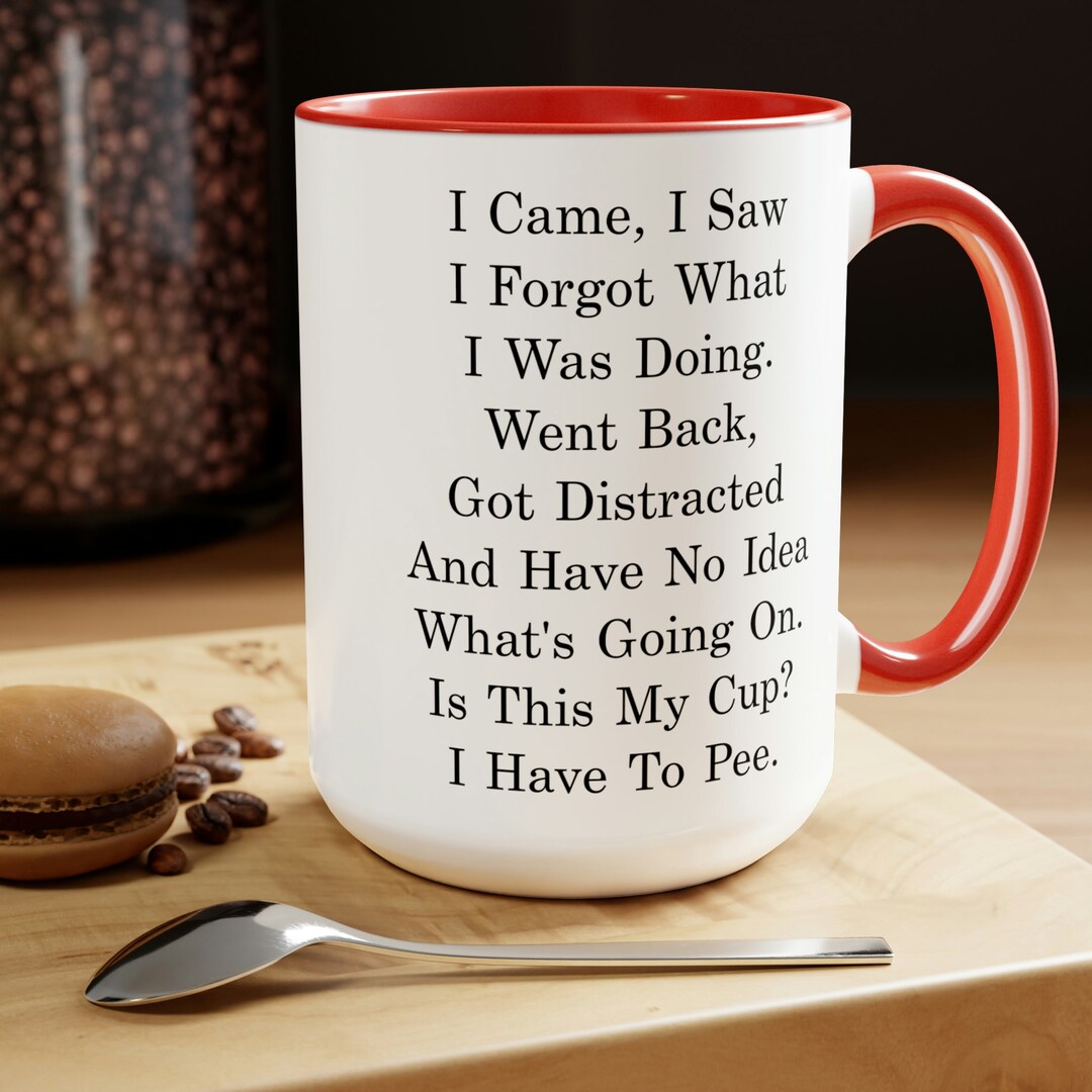 I Came I Saw, I Have to Pee, Gift for Senior Adults, 70th Birthday Gift ...