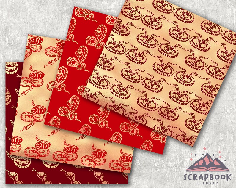 Chinese Zodiac Snake Ornaments Paper, Asian Serpent Pattern, Authentic ...