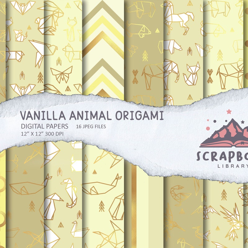 Digital Paper Animal - Etsy