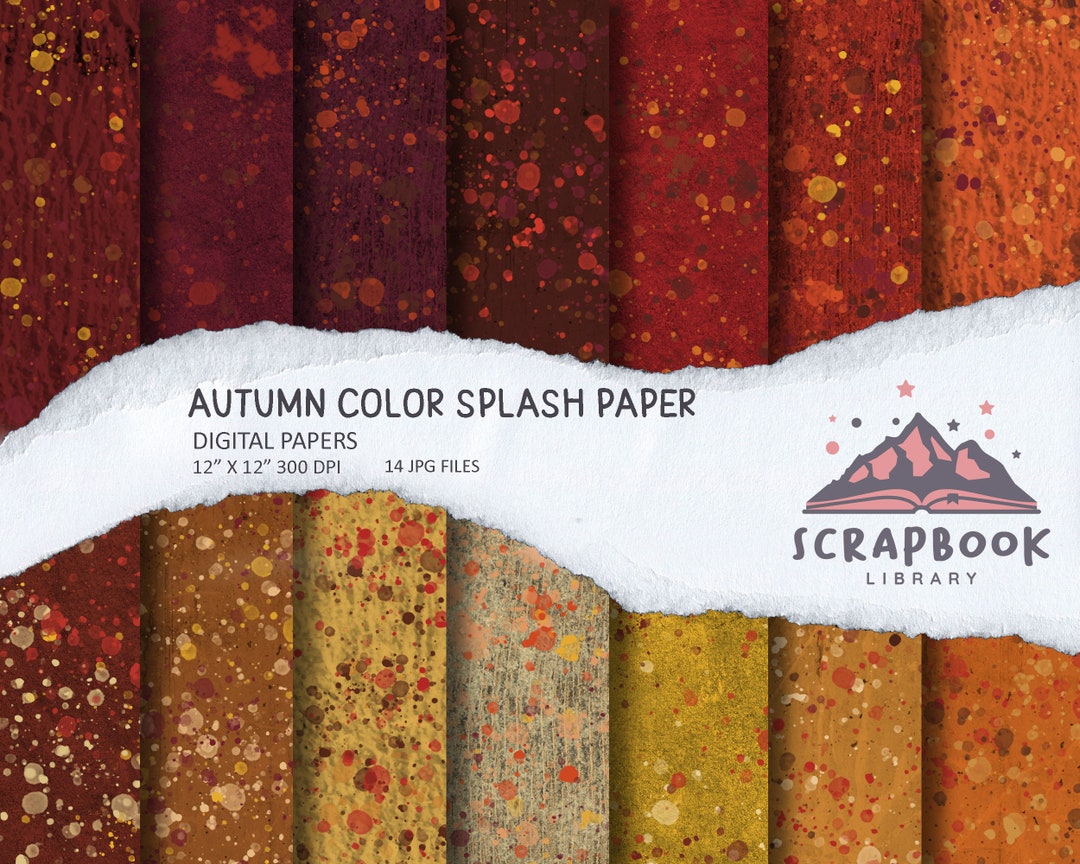 Aged Paper Textures, Autumn Color Backgrounds, Fall Season Palette ...