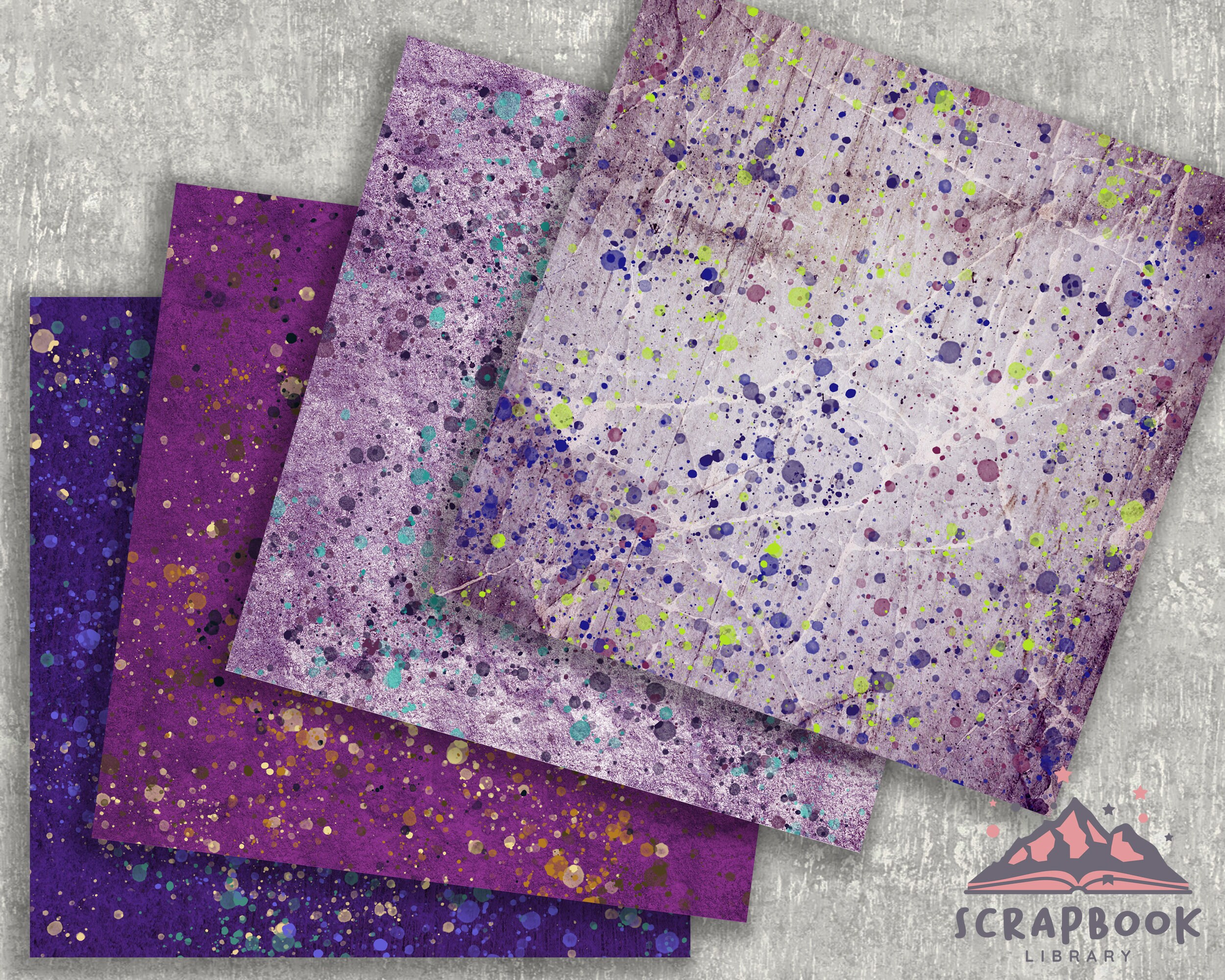 Purple Color Splash Paper Textures, Violet Backgrounds, Lilac Palette ...