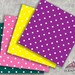 Polka Dot Digital Paper,spots Polka Dots Pattern Digital Paper ...