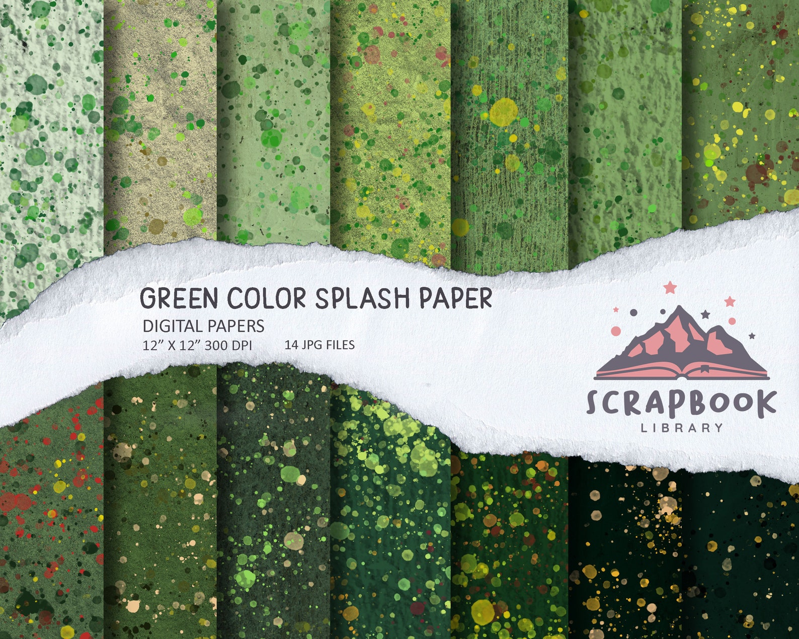 Green Splash Color Paper Textures, Grass Backgrounds, Nature Spring ...