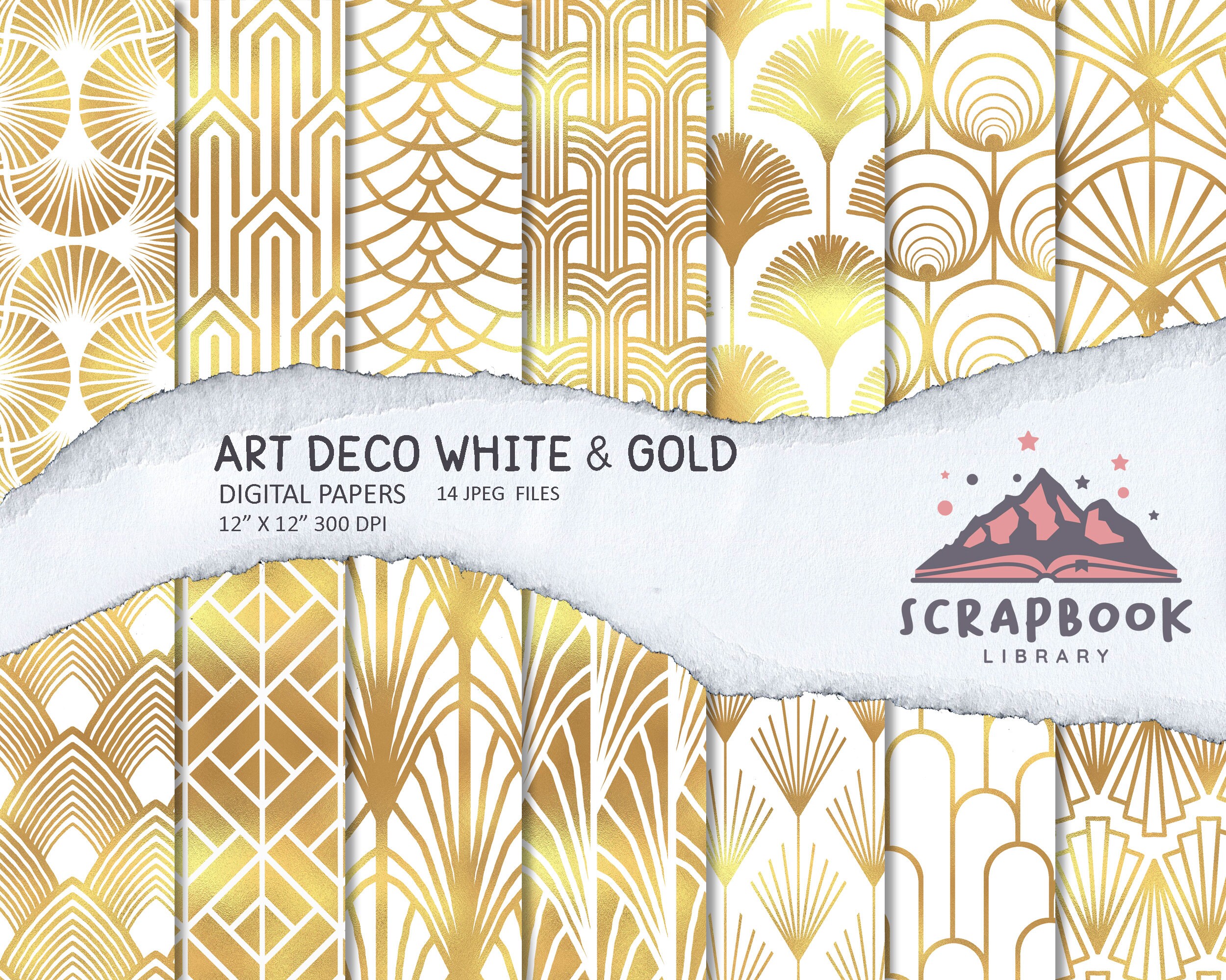 Art Deco Shapes Patterns