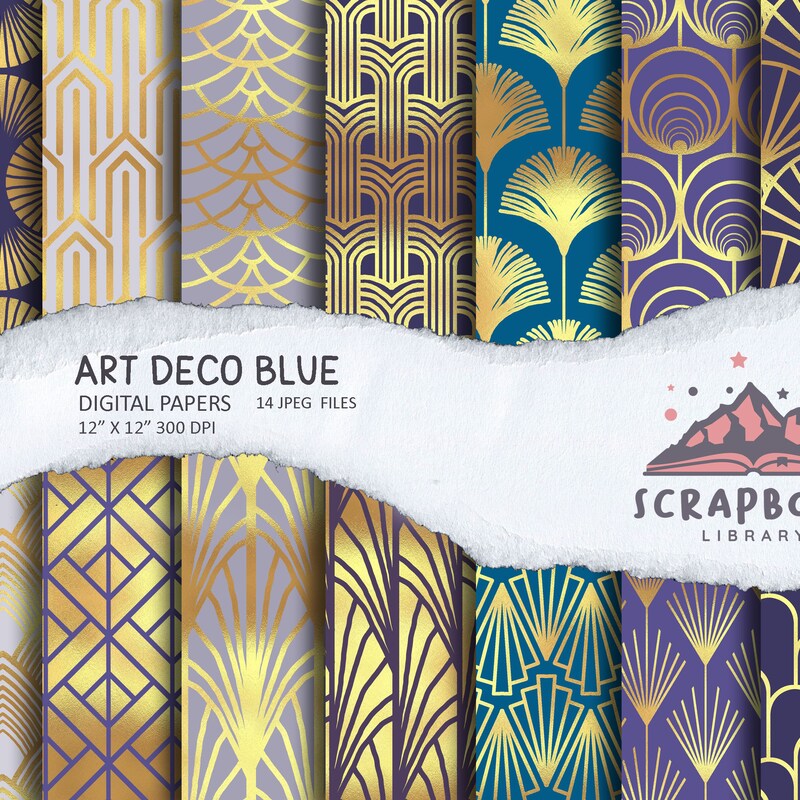 Art Deco Paper - Etsy