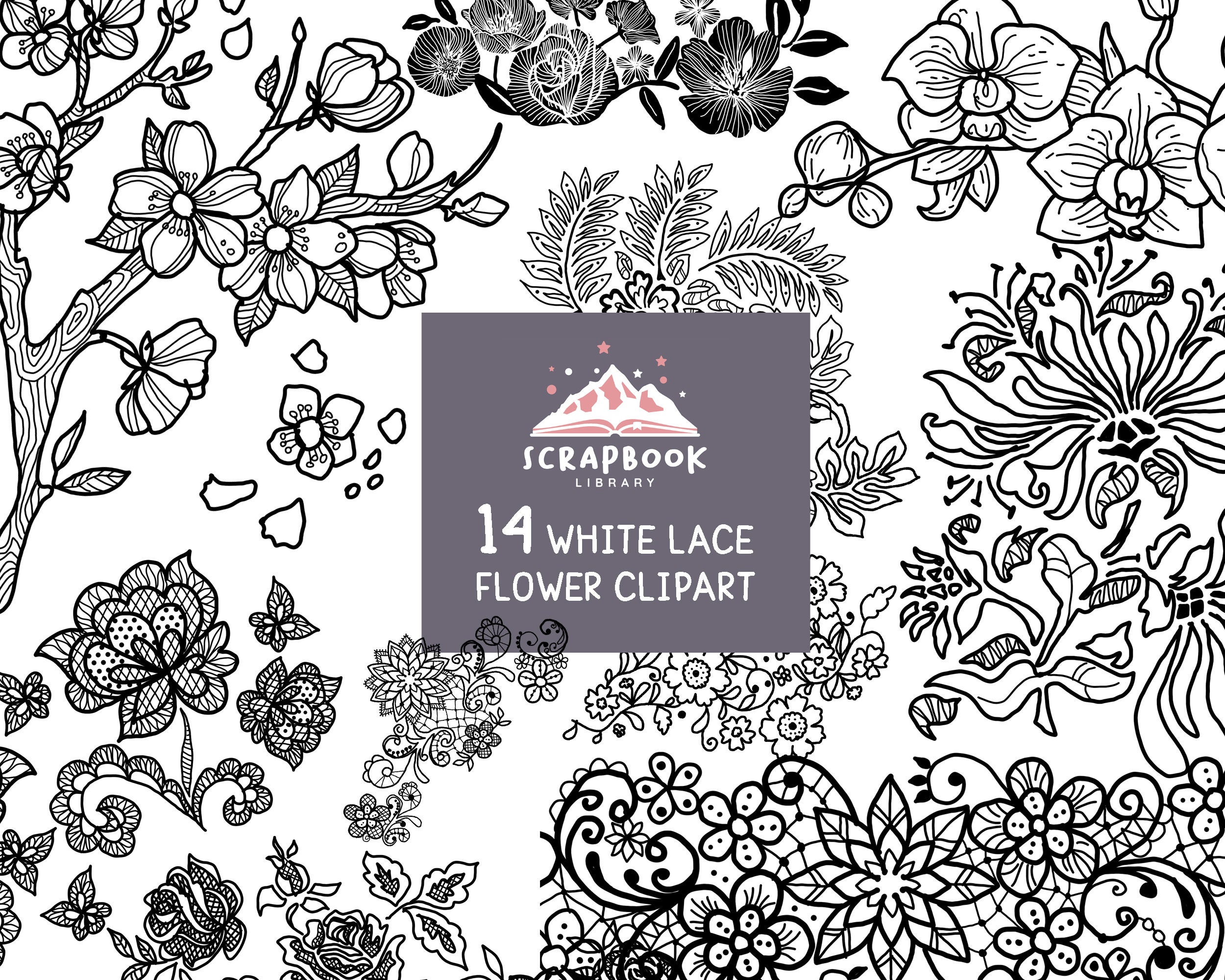 Flower Lace Clipart