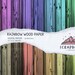 Rainbow Color Wood Digital Paper, Wood Fence Pattern, Scrapbook Color ...
