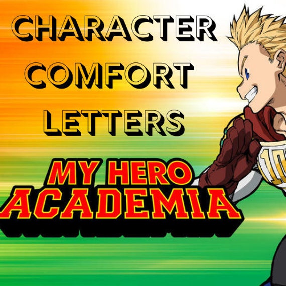 MHA Comfort Letters | Etsy